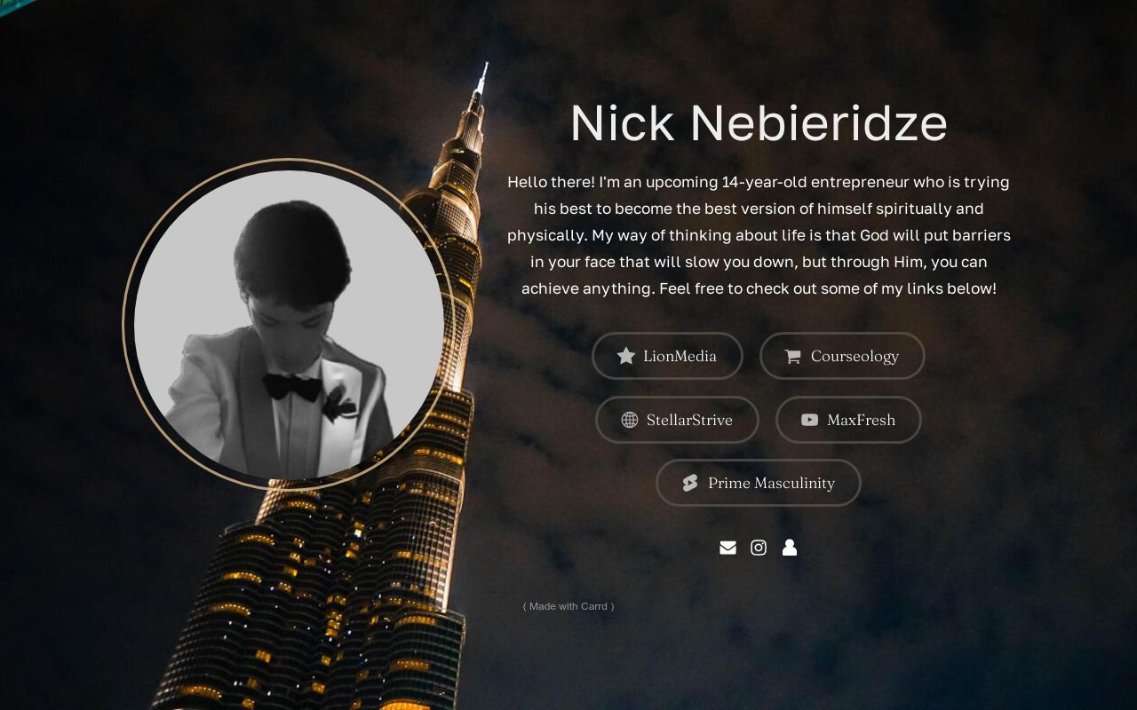Nick Nebieridze | Entreprenuer
